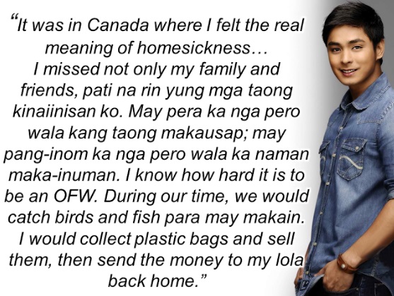 Ibinahagi ni Coco Martin ang kwento niya bago siya maging artista ...