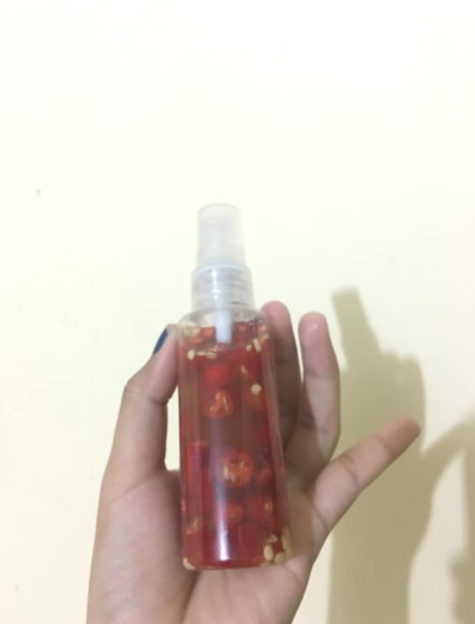 Siling labuyo ang gamit ng estudyanteng ito sa paggawa niya ng sarili ...