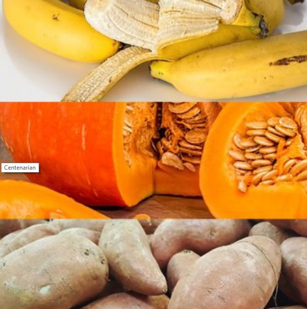 Ang susi sa malusog na buhay ng isang centenarian mula sa mountain province ay kamote, saging ...