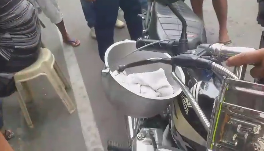 Back-ride sa motor, nagsuot ng kaldero bilang helmet! Hinuli pa rin ng traffic enforcer | Juan ...