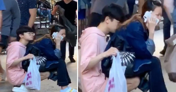 Tinawag na “Human Chair” ang isang lalaki sa pagbibigay upuan sa ...