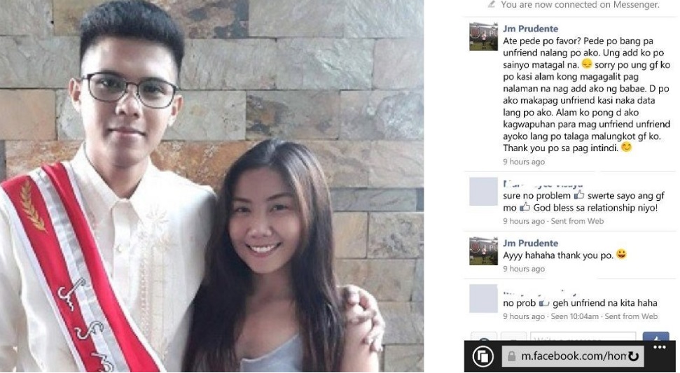 Isang lalaki ang nakiusap sa kaniyang mga FB friends na siya ay i-unfriend upang hindi na ...