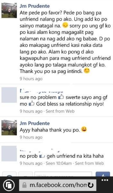 Isang lalaki ang nakiusap sa kaniyang mga FB friends na siya ay i-unfriend upang hindi na ...