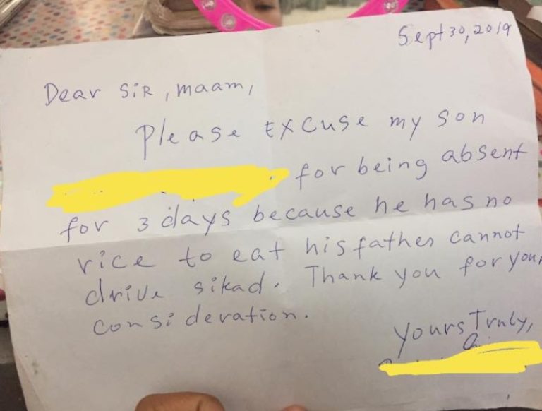 “Excuse letter” ng isang estudyante, viral ngayon sa social media dahil ... “Excuse letter” ng isang estudyante, viral ngayon sa social media dahil ...