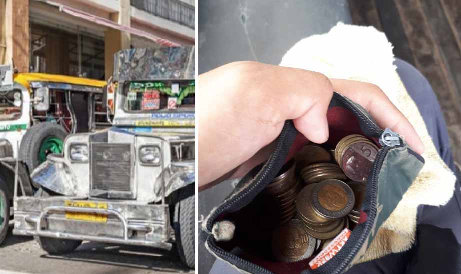 Lalaki na nagbayad ng P500 sa dyip, sinuklian ng barya ng tsuper! Umani ...