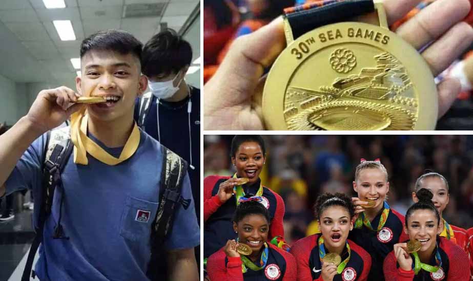 Bakit nga ba kinakagat ng mga “Olympians” ang kanilang mga medalya ... Bakit nga ba kinakagat ng mga “Olympians” ang kanilang mga medalya ...