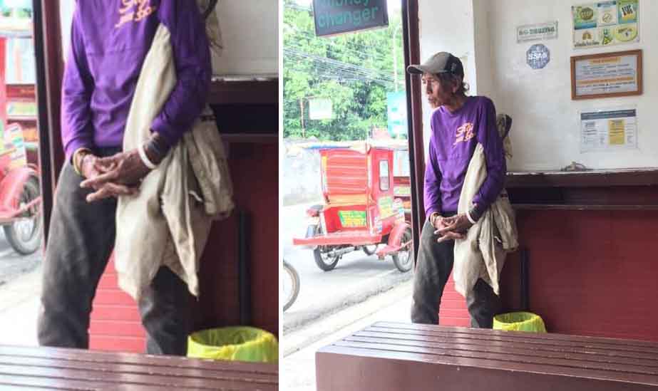 Matandang lalaki na inakalang pulubi sa loob ng isang “Pawnshop”, isa pa lang ama na nagpadala ...