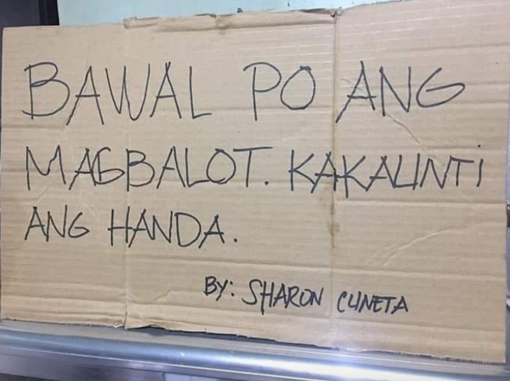 Babala sa isang handaan, “Bawal po ang magbalot”, usap-usapan ngayon ng publiko! | Juan Tambayan