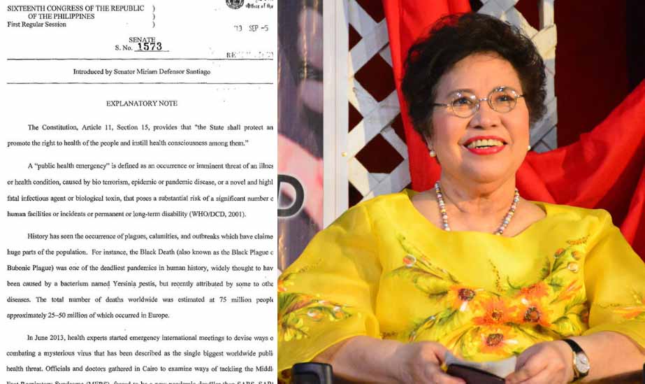 Pandemic prepareness bill na isinusulong noon pang 2013 ng dating ...