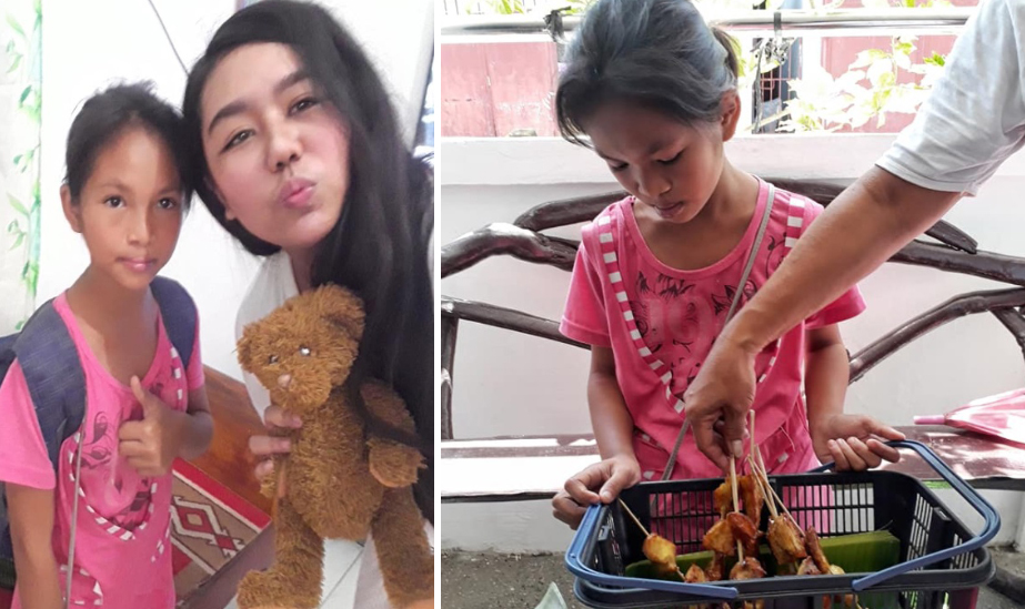 Batang nagtitinda ng camote cue, matapat na ibinalik ang cellphone ng ...