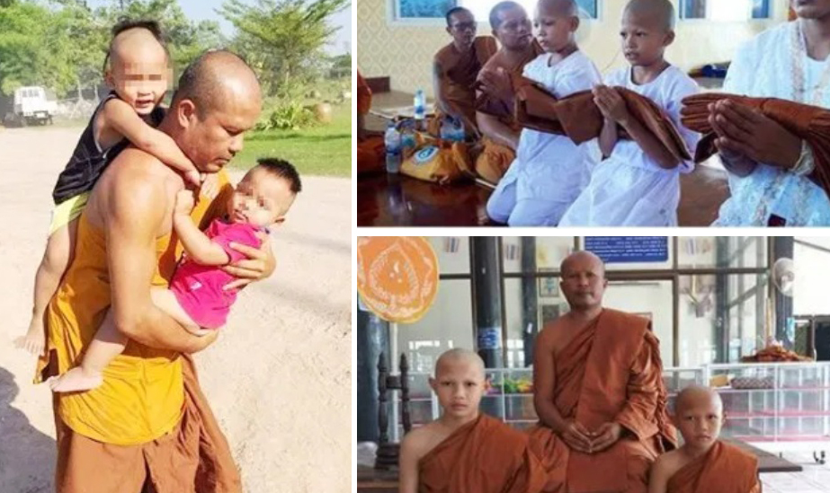 100 na mga batang ulila at palaboy sa daan, inampon ng monghe na ito ...