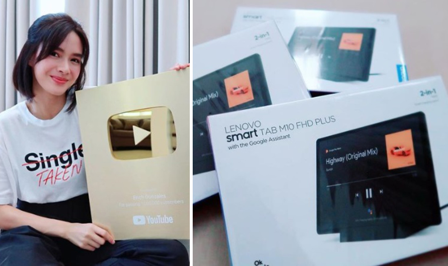 Erich Gonzales mamimigay ng libreng mga tablets matapos makatanggap ng Gold Play Button! | Juan ...