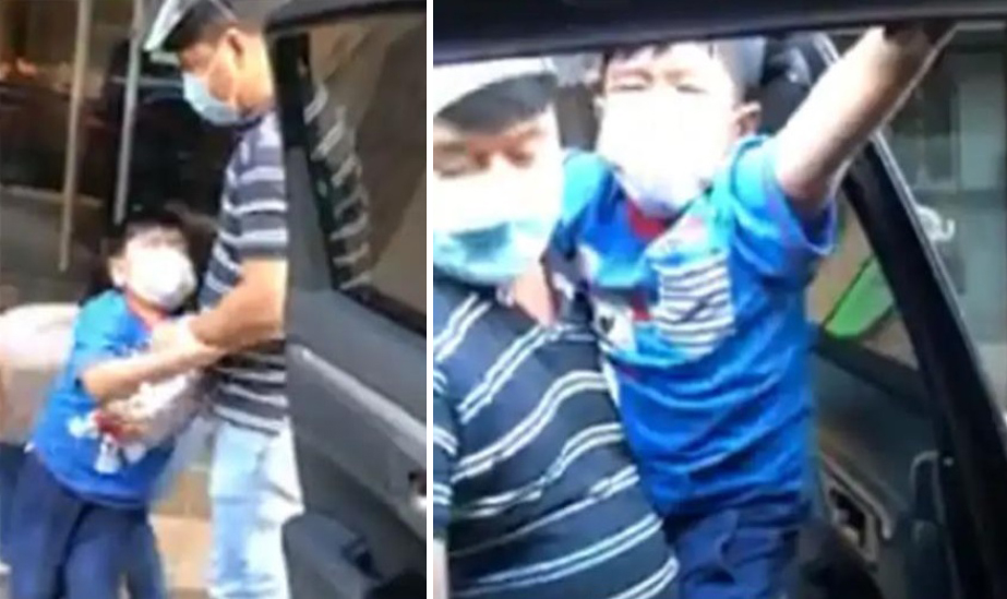 Video ng batang ito na labis ang pag-iyak at ayaw paalisin ang kaniyang ama na isang “Seaman ...