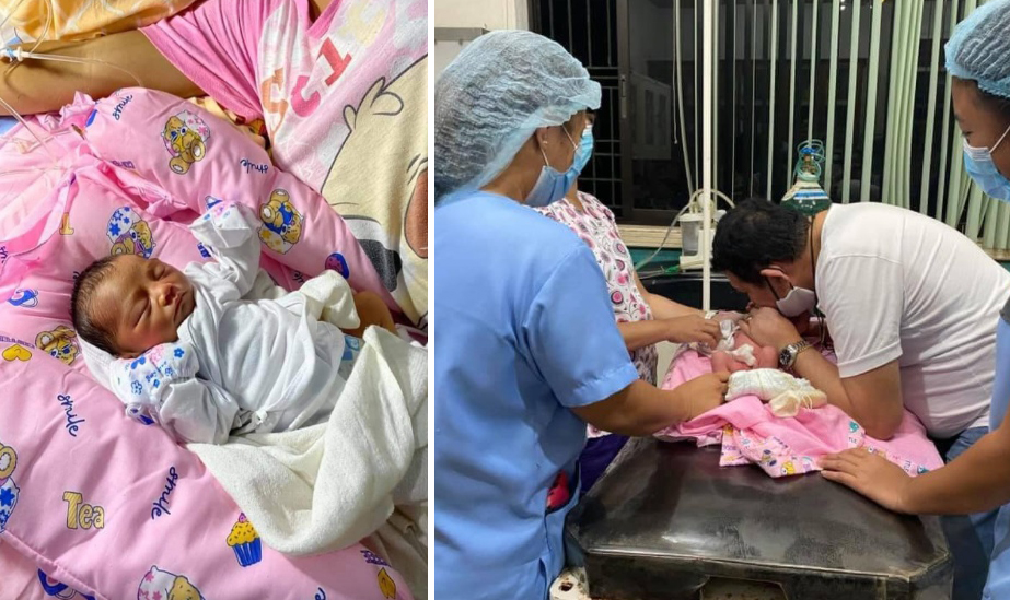 Isang doktor nailigtas ang buhay ng isang sanggol na nangingitim na at hindi na humihinga sa ...